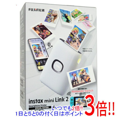 商品名【延長保証対応!!】FUJIFILM スマートフォン用プリンター instax mini Link 2 SPECIAL EDITION クレイホワイト商品状態新品の商品です。商品説明・ スマホの写真と動画をプリントできるスマートフォン...