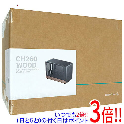 商品名DEEPCOOL PCケース CH260 WOOD R-CH260-BKNWM0-G-1 ブラック商品状態新品の商品です。商品名CH260 WOOD型番R-CH260-BKNWM0-G-1 [ブラック]仕様[基本スペック]電源規格 A...