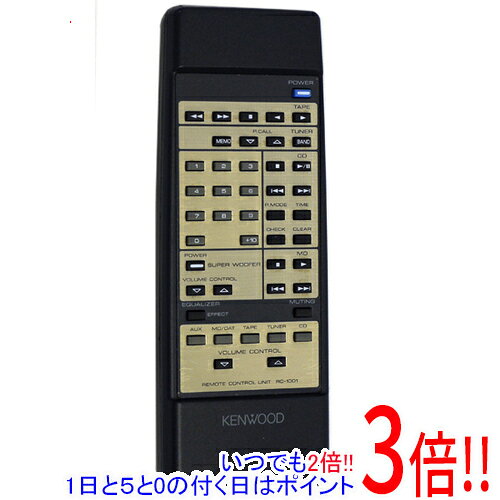 商品名【中古】KENWOOD オーディオ用リモコン RC-1001商品状態 動作確認済の中古品です。 ※中古品ですので、傷、汚れ等ある場合がございます。 ご理解の上、ご検討お願いします。 商品名 オーディオリモコン 型番 RC-1001 付...