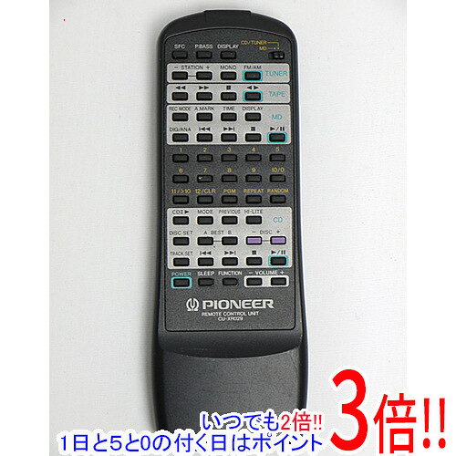 商品名【中古】PIONEER オーディオリモコン CU-XR029商品状態 動作確認済の中古品です。 ※中古品ですので、傷、汚れ等ある場合がございます。 ご理解の上、ご検討お願いします。 商品名 オーディオリモコン 型番 CU-XR029 ...