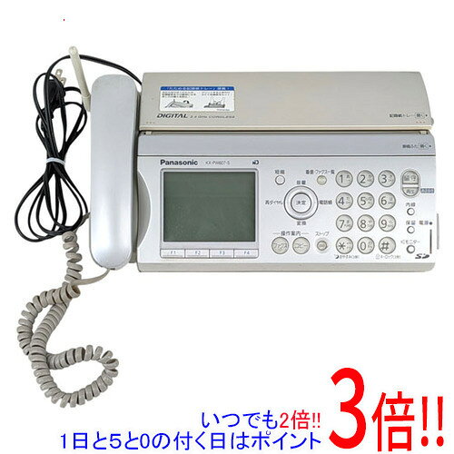 商品名【中古】Panasonic パーソナルファクス 親機 KX-PW607-S 本体のみ商品状態動作確認済みの中古品です。※中古品のため、使用感や傷、汚れ等がある場合がございます。型番KX-PW607-S仕様[基本仕様]電話機能 ○スキャ...