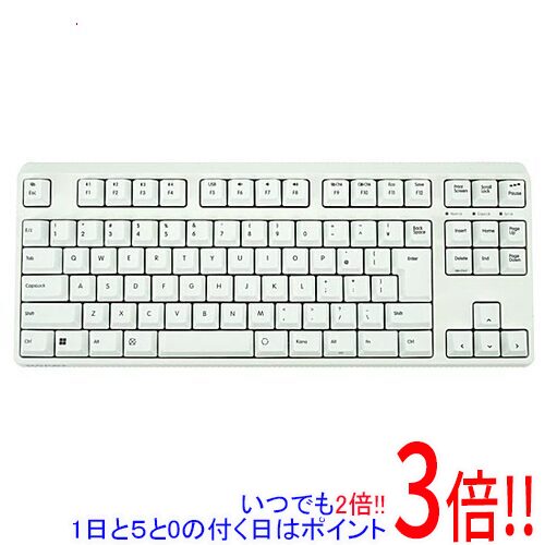 商品名【新品(開封のみ)】 東プレ キーボード REALFORCE R4 R4HC23 スーパーホワイト商品状態新品未使用品です。開封のみ行われております。商品説明【静電容量無接点方式】 東プレスイッチと呼ばれる物理的な接点が無い静電容量無...
