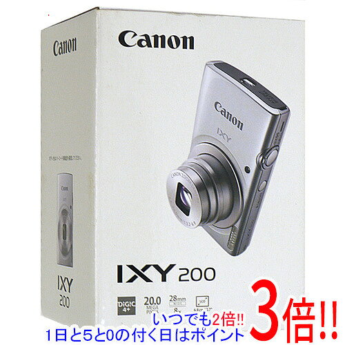 商品名【延長保証対応!!】Canon製 コンパクトデジタルカメラ IXY200(SL) シルバー 2000万画素商品状態新品です。型番IXY 200 [シルバー]仕様[撮像素子]画素数 2050万画素(総画素)/2000万画素(有効画素)撮...