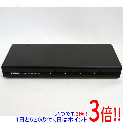 商品名【中古】ELECOM DVI対応パソコン切替器 KVM-DVHDU4商品状態動作確認済の中古品です。※中古品ですので、傷、汚れ等ある場合がございます。ご理解の上、ご検討お願いします。商品説明DVI端子を持つモニタに対応し、スピーカも共...