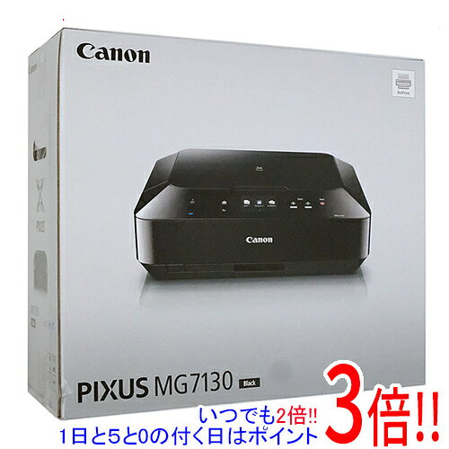 商品名【延長保証対応!!】【新品(箱きず・やぶれ)】 Canon製 インクジェット複合機 PIXUS MG7130BK商品状態新品（訳あり理由）※外箱に破れや潰れ等の傷み、もしくは汚れがある商品となっております。 パッケージ内部に影響のある...