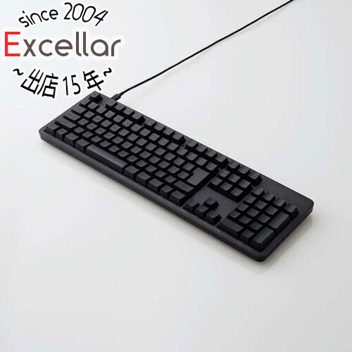 商品名ELECOM 有線メカニカルフルキーボード TK-MC50UKLBK 赤軸 ブラック商品状態 新品。 商品説明 ミニマルなデザインと軽やかな打ち心地を両立したメカニカルキーボード“Leggero(レジェロ)”シリーズ。赤軸メカニカルス...