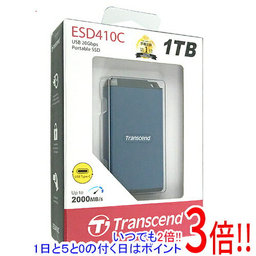 商品名【新品(開封のみ)】 Transcend製 外付けSSD TS1TESD410C ダークブルー 1TB商品状態 新品未使用。開封のみの未使用品です。 商品説明 優れたパフォーマンスと耐久性を兼ね備えたトランセンドのESD410C ポー...
