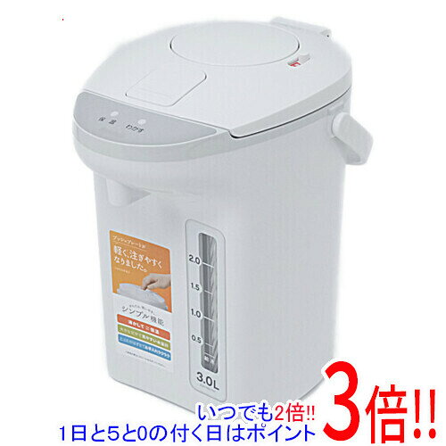 商品名ピーコック 電気ポット 3.0L WZP-30 ホワイト商品状態 新品です。 商品名 電気ポット 型番 WZP-30 仕様 [基本仕様] タイプ 電気ポット [カラー] カラー ホワイト系 その他 ※商品の画像はイメージです。その他た...