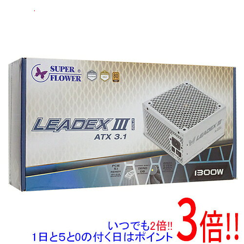 商品名SUPER FLOWER製 PC電源 LEADEX III GOLD 1300W ATX 3.1 SF-1300F14GE WT ホワイト商品状態新品の商品です。商品名PC電源型番LEADEX III GOLD 1300W ATX 3...