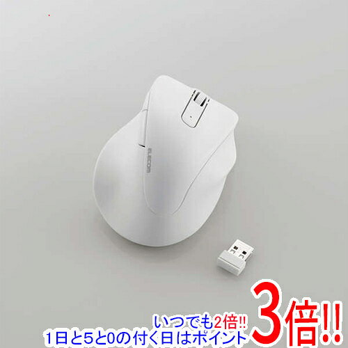 商品名ELECOM製 静音 2.4GHz無線マウス Mサイズ M-XGM30DBSKWH ホワイト商品状態 新品 商品説明 整形外科医との共同開発により自然な手の形のまま使える、握らないマウス“EX-G”シリーズ。手首と指を動かす筋に着目し...