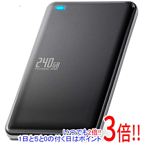 商品名【延長保証対応!!】【新品訳あり(箱きず・やぶれ)】 ELECOM 外付けポータブルSSD ESD-ED0240GBK 240GB商品状態新品の商品です。外箱に破れや潰れ、汚れなどのダメージがあります。（訳あり理由）※外箱のダメージの...