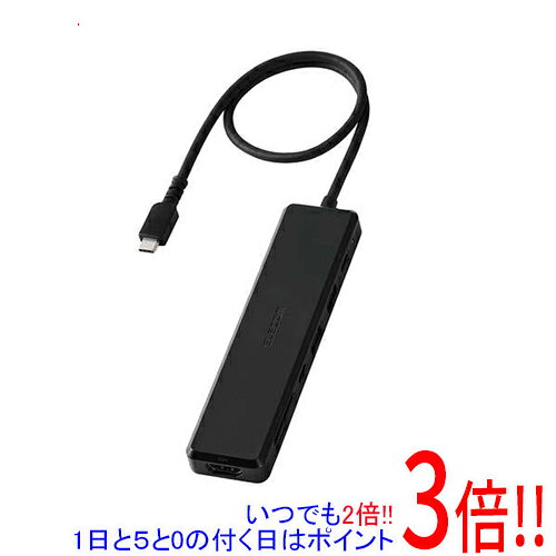 商品名エレコム 7in1ドッキングステーション DST-N070BPBK ブラック商品状態新品の商品です。型番DST-N070BPBK [ブラック]仕様[基本スペック]タイプ ドッキングステーション電源供給 バスパワーインターフェイス(パソ...