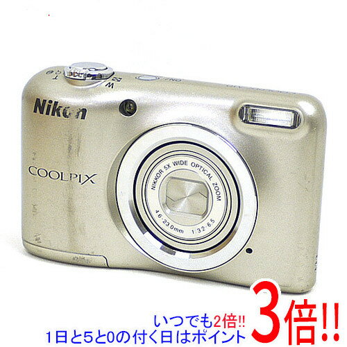 商品名【中古】Nikon デジカメ COOLPIX A10SL 1614万画素 本体のみ 液晶画面いたみ商品状態 動作確認済みの中古品です。※液晶画面に黄ばみが見られます。※中古品ですので、傷、汚れ等がございます。ご理解の上、ご検討お願いし...