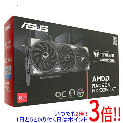 商品名ASUS グラボ TUF-RX9060XT-O16G-GAMING PCIExp 16GB商品状態新品の商品です。商品説明Radeon RX 9060 XTを搭載したオーバークロックモデルのビデオカード。トリプルファンを搭載している。...