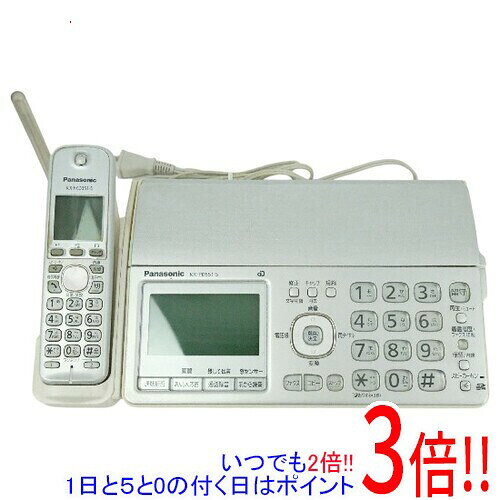 商品名【中古】Panasonic パーソナルファクス 親機のみ KX-PD551-S 本体のみ 本体いたみ商品状態動作確認済みの中古品です。※中古品のため、使用感や傷、汚れ等がございます。※本体に割れ・キズ・汚れなどの傷みが見られます。商品...