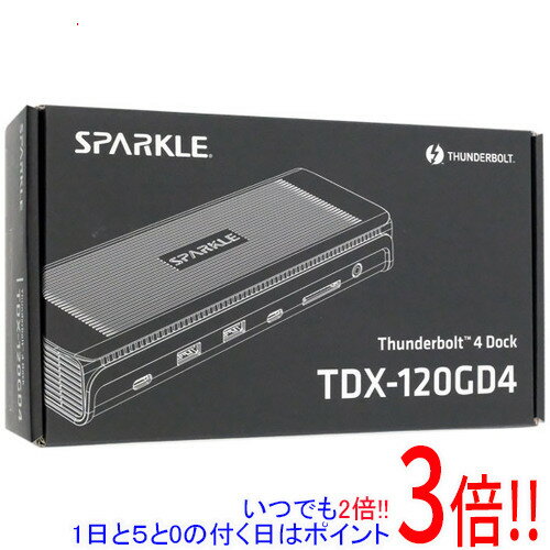 商品名SPARKLE 12-in-1ドッキングステーション Office Dock Pro+TDX-120GD4商品状態 新品。 商品説明 USB Power delivery 80W、2.5ギガビットLAN対応 12の接続ポートを搭載する...