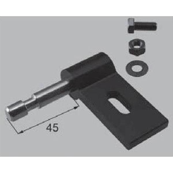 送料込み 新日軽 エクステリア 補修部品 門扉 持ち送り 直付調整ヒンジ( 下)( 形材用)H:10・12 用持ち送り 8AAB0112