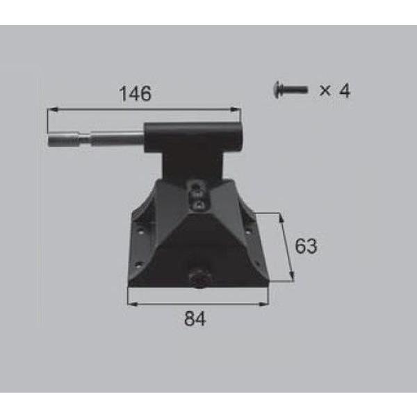 送料込み 新日軽 エクステリア 補修部品 門扉 持ち送り 100 角門柱用ヒンジ( 下) 持ち送り( 調整金具) 8H193A ＊ 組み換えで 勝手変更可能です。