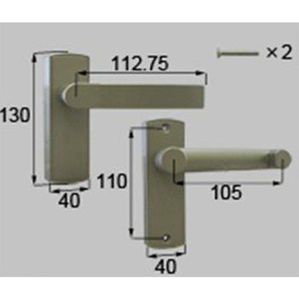 製品色：ステンカラ— 記号： E8DL1386 販売終了： 梱包 入数：1 付属品： 適応門扉 ： 鋳物門扉 プリオラ オルテーヌ アイアンティーク ロージー ディズニー 備考 ハンドルクリックは90°となります。 ＊旧タイプは45°です。...