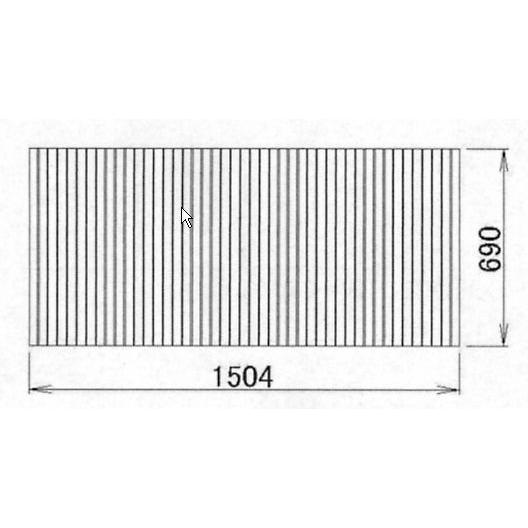 お風呂のふた トステム バスルーム 風呂ふた 巻きふた 商品コード : RTPS008 品名 : 浴槽巻きフタ 品種 : 長方型 商品コード :RTPS008 色 : ホワイト 内容物 : 本体×1 備考 : 寸法 ：690ミリ×1504ミ...