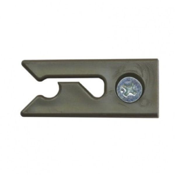 送料無料 WOODONE ウッドワン 室内引戸 上吊引き戸用 上吊りストッパー 上吊りアウトセット引き戸用キャッチャー 品番 ZYK2525 アウトセット引き戸の吊車をキャッチして走行を止める部品です。鴨居レールの戸先側に組付けて使用します...