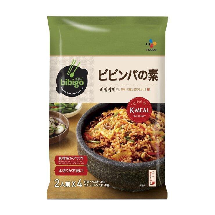 商品の特徴 ・温かいご飯のうえに、付属の具材とコチュジャンだれを混ぜるだけの、簡単ビビンバキット ・お好みで牛肉、半熟たまごなどをのせて、色んな味をお楽しみください ・ごま油を足して混ぜていただくと、よりまろやかな味に仕上がります
