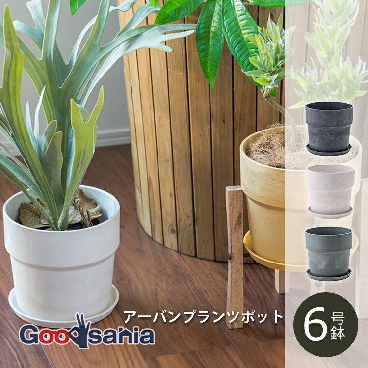 本体サイズ(約)(約)【鉢】外寸:Φ19.5×H18cm、口径:Φ18.5cm、底穴:Φ2cm【受皿】Φ19×H1.5cm本体重量(約)約1065g素材・材質プラスチック、ウッドパウダー、ストーンパウダー原産国-商品説明・廃棄物のおがくずと...