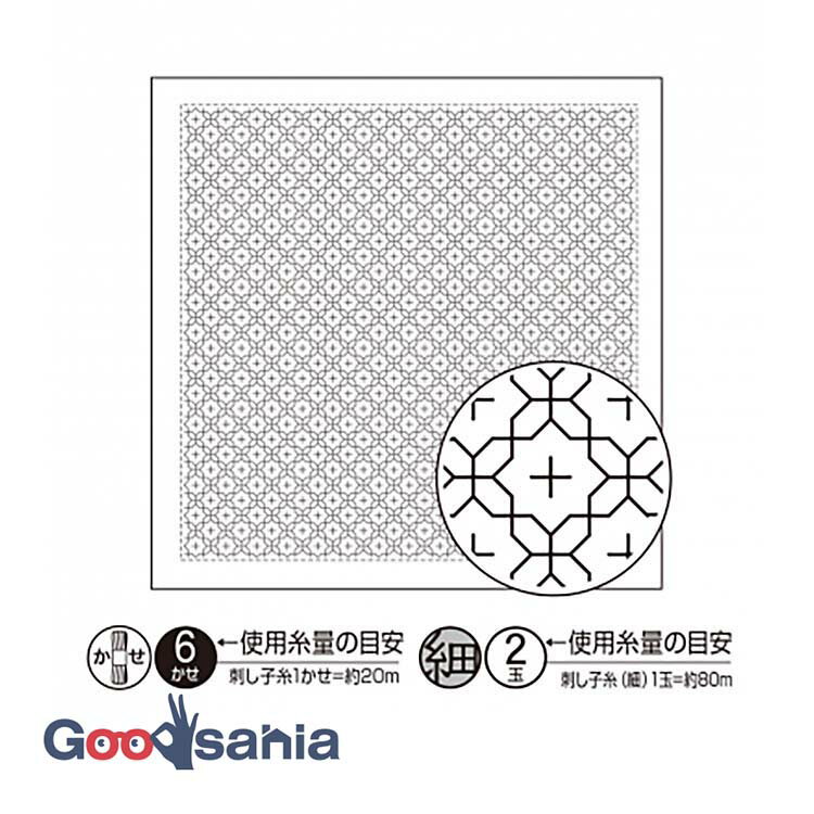 本体サイズ(約)約34cm×34cm本体重量(約)-素材・材質綿100%原産国日本商品説明・あらかじめ一目刺し用の図案がプリントされた晒木綿と、作り方の説明書がセットになった花ふきんの布パックです。・布に図案がプリントされているため、線に沿...