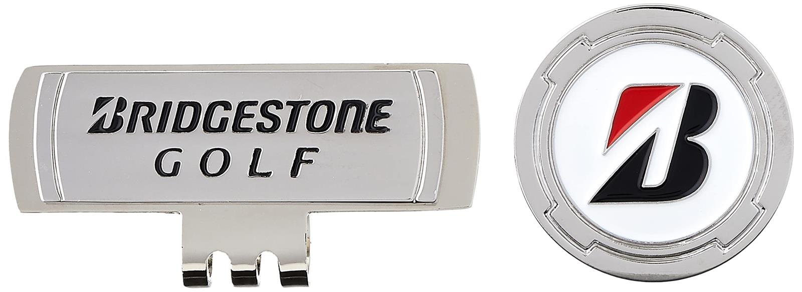 カラー：ホワイト(コーポレートカラー)◆商品名：BRIDGESTONE(ブリヂストン) プロモデルキャップマーカー GAG201 2022年モデル素材：クリップ／鉄・真鍮、マーカー／鉄・磁石サイズ：クリップ最長部／約4、マーカー／Φ約2.5...