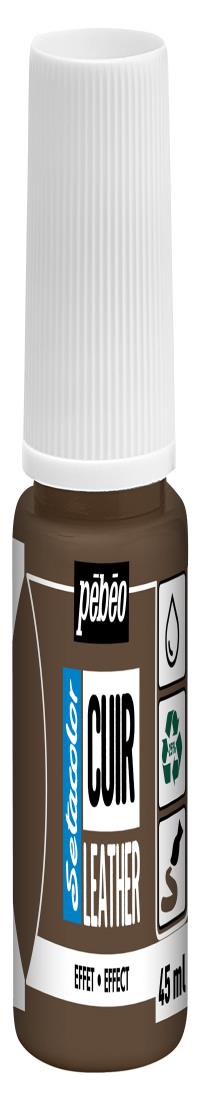 スタイル：メタル色 45ml◆商品名：ペベオ(Pebeo) レザーペイント 革・合皮製品のカスタマイズ・補修用 水性アクリル絵具 セタカラーレザー(革用)メタル色 45mlNO.32 メタルブロンズレザー（革）・合皮製品のカスタマイズ・補修...
