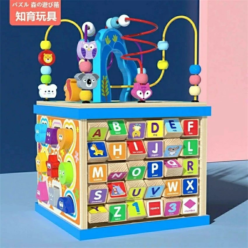 おもちゃ 知育玩具 1歳 2歳 3歳 4歳 誕生日プレゼント ★商品仕様 ・商品名：木製玩具、知育玩具 ・対象年齢：一歳から ・素材：環境に優しい素材、安全安心の木 ★商品紹介 8 in 1知育玩具、八種の遊び方を持ちます。 色もカラフルな...