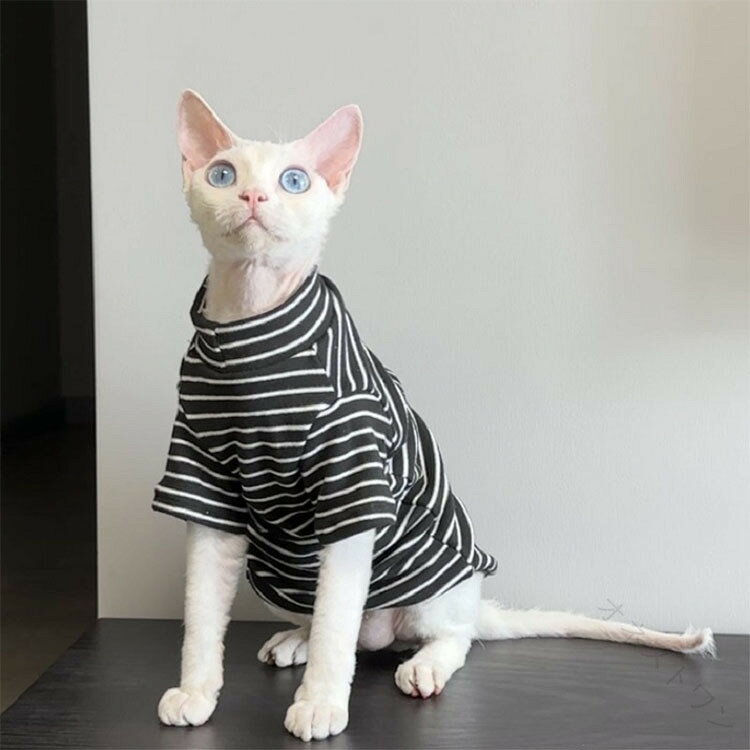 商品説明商品名★可愛いキャットウエア★柔らかい素材で作られており、肌に優しい着心地★ストライプのデザインがとってもキュートで、おしゃれなペットライフを演出します。★長袖タイプなので、春夏秋冬の季節にぴったり素材コットン生産国中国サイズXS　...