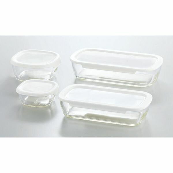 ポイント調理してそのまま食卓へ。長方形の保存容器は冷蔵庫の奥行きを活かした省スペース収納。フタをしたまま電子レンジ、フタを外してオーブンOKです。※写真はイメージです。内容・デザイン等変更になる場合があります。予めご了承ください。箱サイズ2...