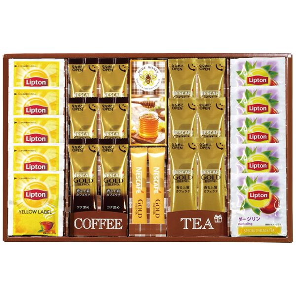 ポイントこだわりのカフェラテと紅茶に、やさしい甘さのはちみつを添えて。手軽に贅沢なひとときを楽しめる、上質なコーヒー＆ティーギフトです。自分へのご褒美に。大切な人への贈り物に。※写真はイメージです。内容・デザイン等変更になる場合があります。...