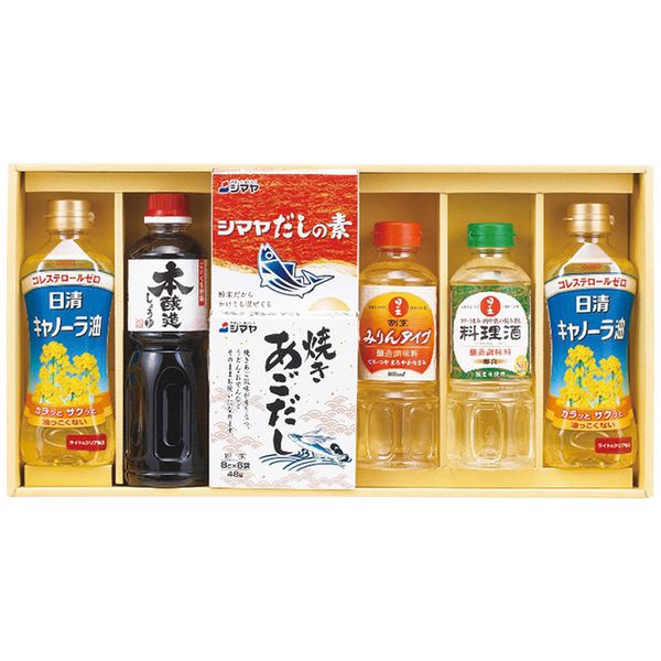 ポイントかつお節本来の香り豊かなだしで、料理に深みが出ます。※写真はイメージです。内容・デザイン等変更になる場合があります。予めご了承ください。箱サイズ48.3×7.2×25.1cm現品サイズ・内容日清キャノーラ油350g×2本・サンビシ本...