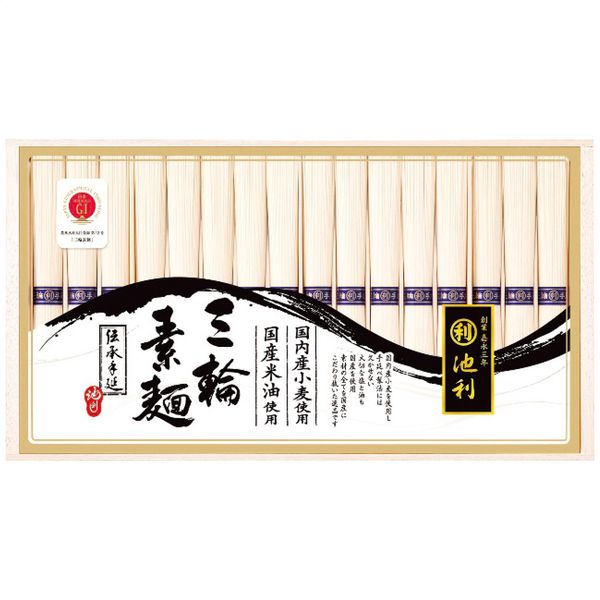ポイント国内産小麦を使った三輪素麺です。国産小麦をさらに厳選。手延べ素麺に合ったオリジナルブレンドを行いました。代々受け継がれてきた手延べ製法と国産小麦の特徴が合さった素麺は、なめらかさと弾力のあるモチモチとした上品な食感をお楽しみ頂けます...