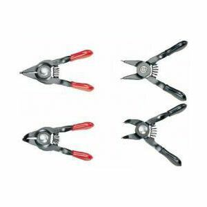 適合・ストレート　使用範囲：2〜16　全長：79 ・ストレート　使用範囲：2〜22　全長：79・45ペント　使用範囲：2〜14　全長：77　　・45ペント　使用範囲：2〜17　全長：77【JTC】ミニスナップリングプライヤー4本セット JT...