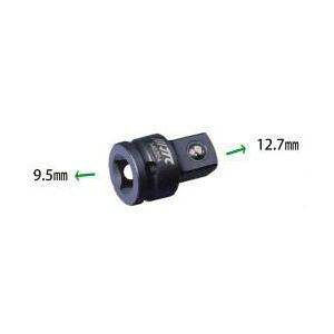 適合9.5mm→12.7mm　全長：32mm【JTC】変換アダプター JTC340304 ソケット【注意事項】北海道、沖縄、離島は別途送料が必要になる場合がございます。複数店舗で販売中のためご注文後に欠品となる可能性がございます。その際は別...