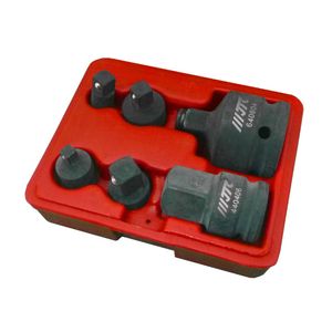 詳細情報材質：クロムモリブデン鋼　6個入り【適合】オス6.3mm×メス9.5mm/オス9.5mm×メス6.3mm/オス9.5mm×メス12.7mm/オス12.7mm×メス9.5mm/オス12.7mm×メス19mm/オス19mm×メス12.7...