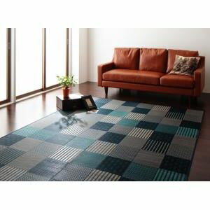 純国産京刺子柄い草ラグ【merk】メルク　不織布あり　191×250 191×191 191×300 261×261 261×352純国産京刺子柄い草ラグ merk メルク【注意事項】メーカー直送の商品となりますので、「代金引換」払いは不可...