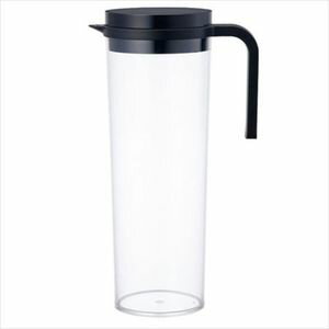 サイズ約　直径9.5×H27・W15（cm）材質MS樹脂,ABS樹脂,シリコーン容量容量：1.2L備考　【カラー】ブラックPLUGウォータージャグホワイトブラックレッドPLUG　ウォータージャグ　ブラック麦茶や水出しコーヒーを作るのに便利な...