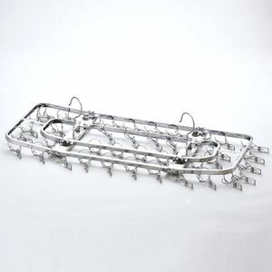 サイズ約 幅68.5×奥行34×高さ21.8(cm)重量：約1.08kg収納時：約 幅37.5×奥行34×高さ7(cm)材質ステンレス備考【重量】約1.08(kg)　【生産国】日本　【備考】耐荷重/約8kg(全体)関連商品洗濯ハンガーからみ...