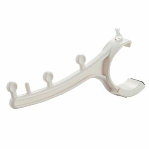 サイズ約 幅3×奥行22×高さ9(cm)材質本体/ABS樹脂すべり止め/ウレタン樹脂備考【重量】約60g　【カラー】ホワイト　【生産国】日本　【備考】※掛けられる最大厚み2〜5.8cmまで対応します。耐荷重/約3kg関連商品はさんでフックは...