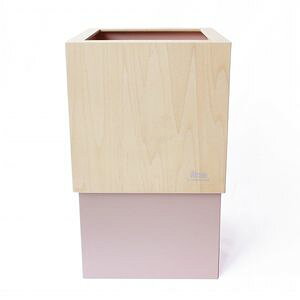 サイズ約 幅20×奥行20×高さ33（cm）材質シナ合板、MDF容量10L備考　【カラー】コーラルピンク　【生産国】日本製　■■その他■■※本製品は、手作りの風合いを大切にしています。その為、商品の色合いが異なる場合がございます。ご了承下さ...