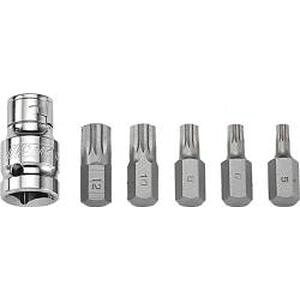 商品説明ビットアダプター差込12.7mm×10mm　全長：37mmビット全長：30mm M5,M6,M8,M10,M12【JTC】5PCS　12角ビットセット　JTC5365詳細【注意事項】北海道、沖縄、離島は別途送料が必要になる場合がござ...
