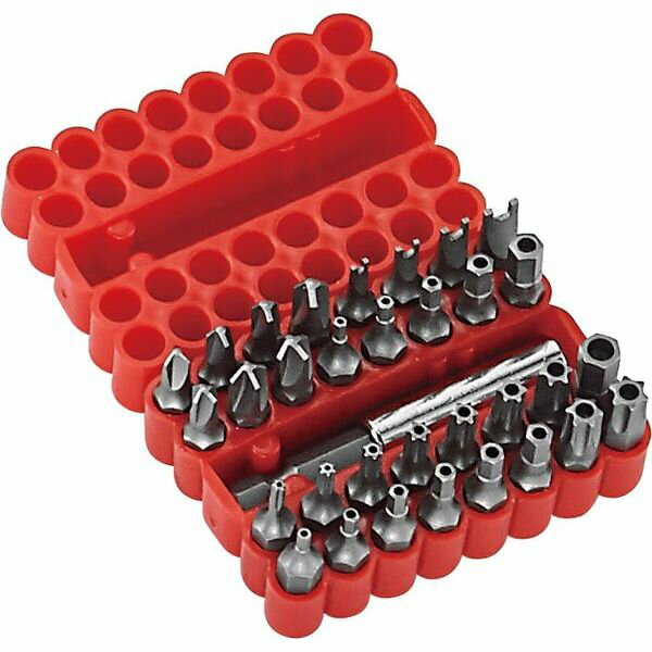 商品説明セット内容 穴開きスタービット：T8H・T10H・T15H・T20H・T25H・T27H・T30H・T40H 穴開き六角ビット（ミリ）：2・2.5・3・4・5・6mm 穴開き六角ビット（インチ）：5/64・3/32・7/64・1/8...