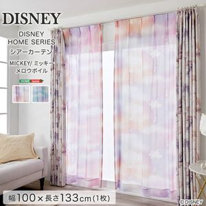 【商品サイズ】100×133cm 1枚【商品重量】約290g【梱包サイズ】30x40x4cm【梱包重量】約340g関連商品レースカーテン 100×198cm ディズニー カーテン レース 洗える MICKEY 1枚入 おしゃれ ウォッシャブ...