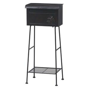商品サイズ（mm）全体：幅425×奥行350×高さ990、ポスト内寸：395x195x250mm、投入口：330x60mm、棚板：360x300mm商品重量（kg）5梱包サイズ外箱：幅435 × 奥行385 × 高さ760素材材質：■構造部...