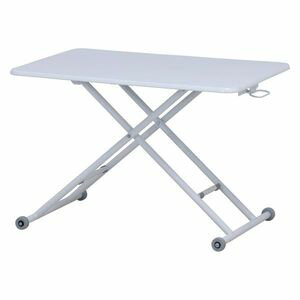 商品サイズ（mm）全体：幅900〜1095×奥行600×高さ115〜700、耐荷重(天板)：15kg、天板サイズ：900x600x18mm、折りたたみサイズ：1095x600x115mm商品重量（kg）12.5梱包サイズ外箱：幅1135 ×...