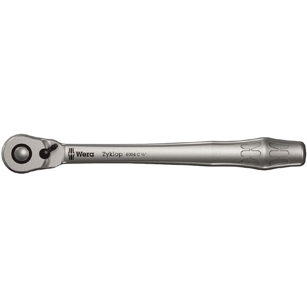 ■商品内容■8004 C サイクロップシリーズ。■切り替え式スイッチレバーメタルラチェットレンチ。■スリムなデザインにより、限られたスペースでも作業できます。■デュアルラチェット設計により、38本の歯で76本の細かい歯と同等の回転角5°を実...